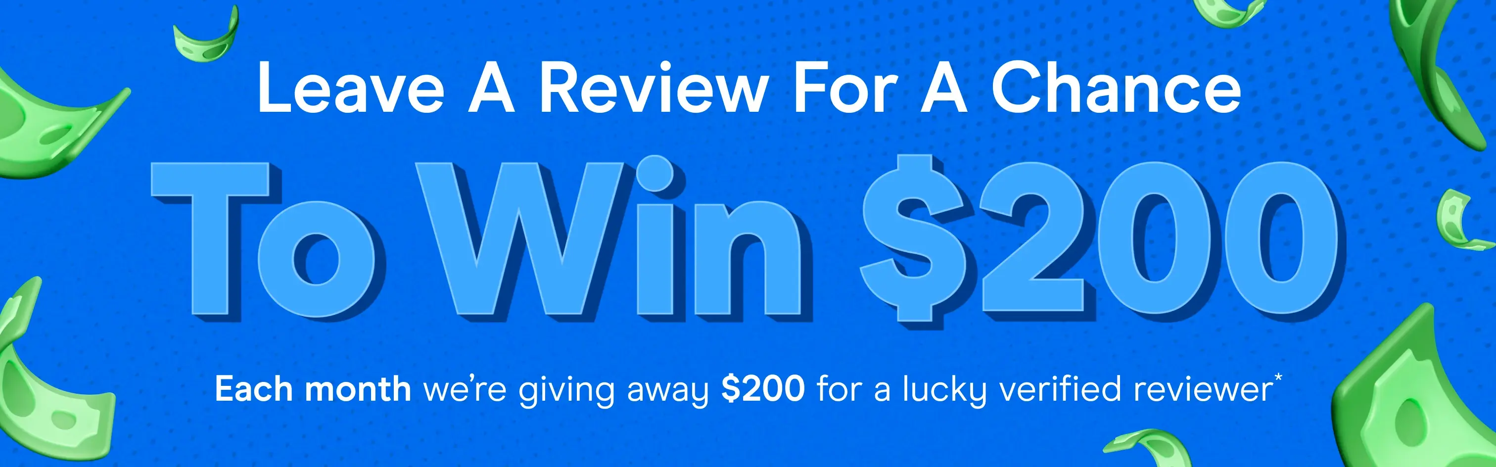 Leave a Review competition | Win $200